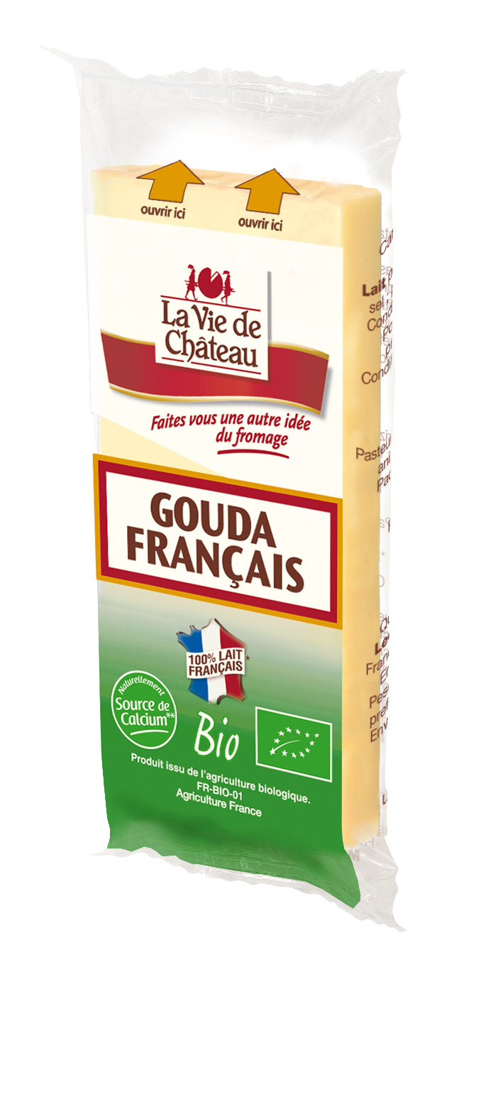 Gouda Français Bio mini-portion - La Vie de Château - Sodiaal Professionnel