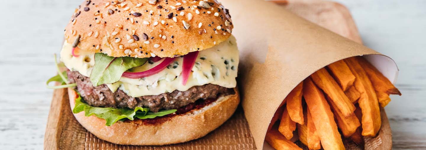 Burger au Bleu - Recette par Sodiaal Professionnel