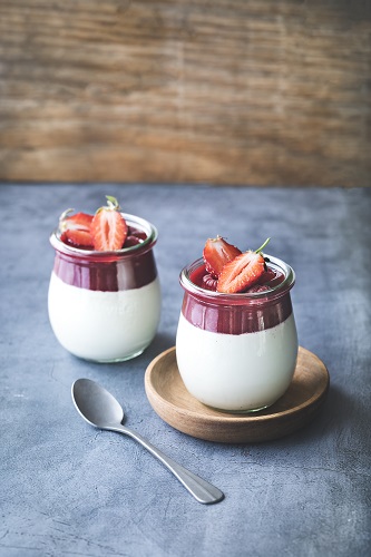Panna Cotta aux fruits rouges - Recette par Sodiaal Professionnel