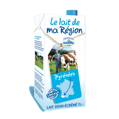 Lait écrémé UHT - brique 1L - Lait d'ici - Sodiaal Professionnel